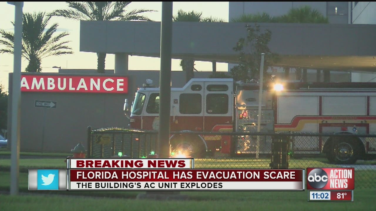 Florida Hospital has evacuation scare - YouTube