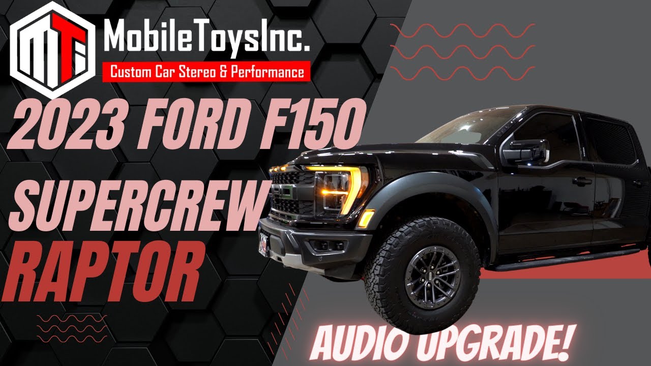 2023 Ford F150 Supercrew Raptor Sound Quality Audio Upgrade by MTI ...