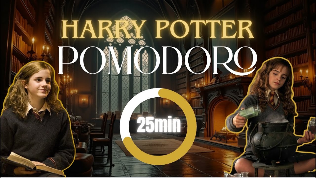 guided Pomodoro timer｜25min ｜Harry Potter - YouTube