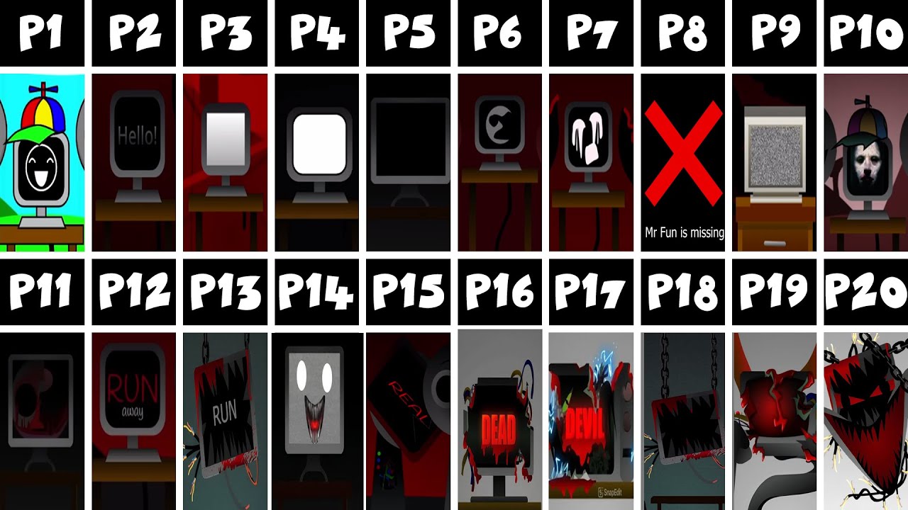 All Phases 1-20 in Incredibox Sprunki! New Mod! New Update😲 - YouTube