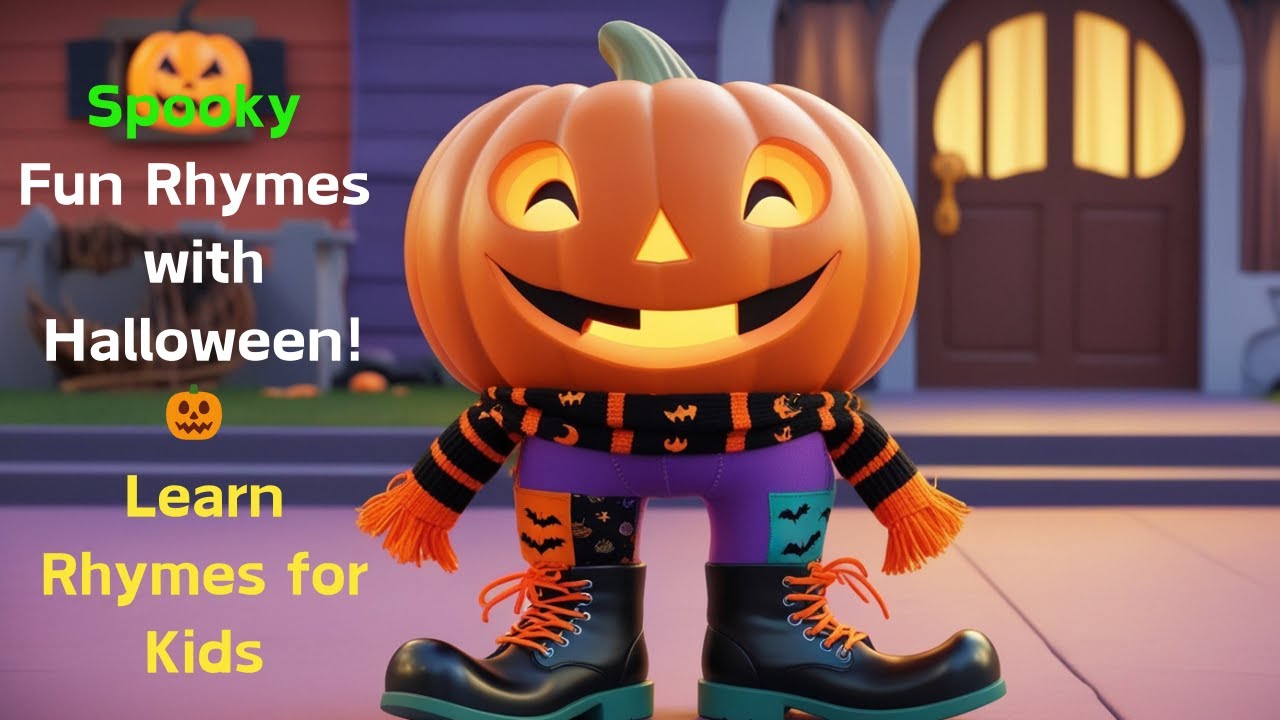 Spooky Fun Rhymes with Halloween! 🎃 Learn Rhyme - YouTube