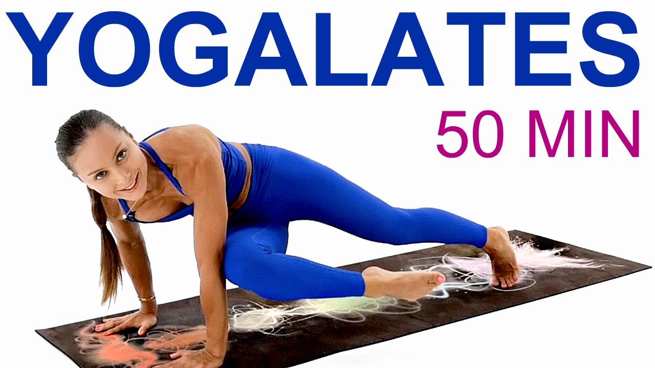 50 MIN PILATES FUSION FOR WEIGHT LOSS | YOGALATES AT HOME - YouTube