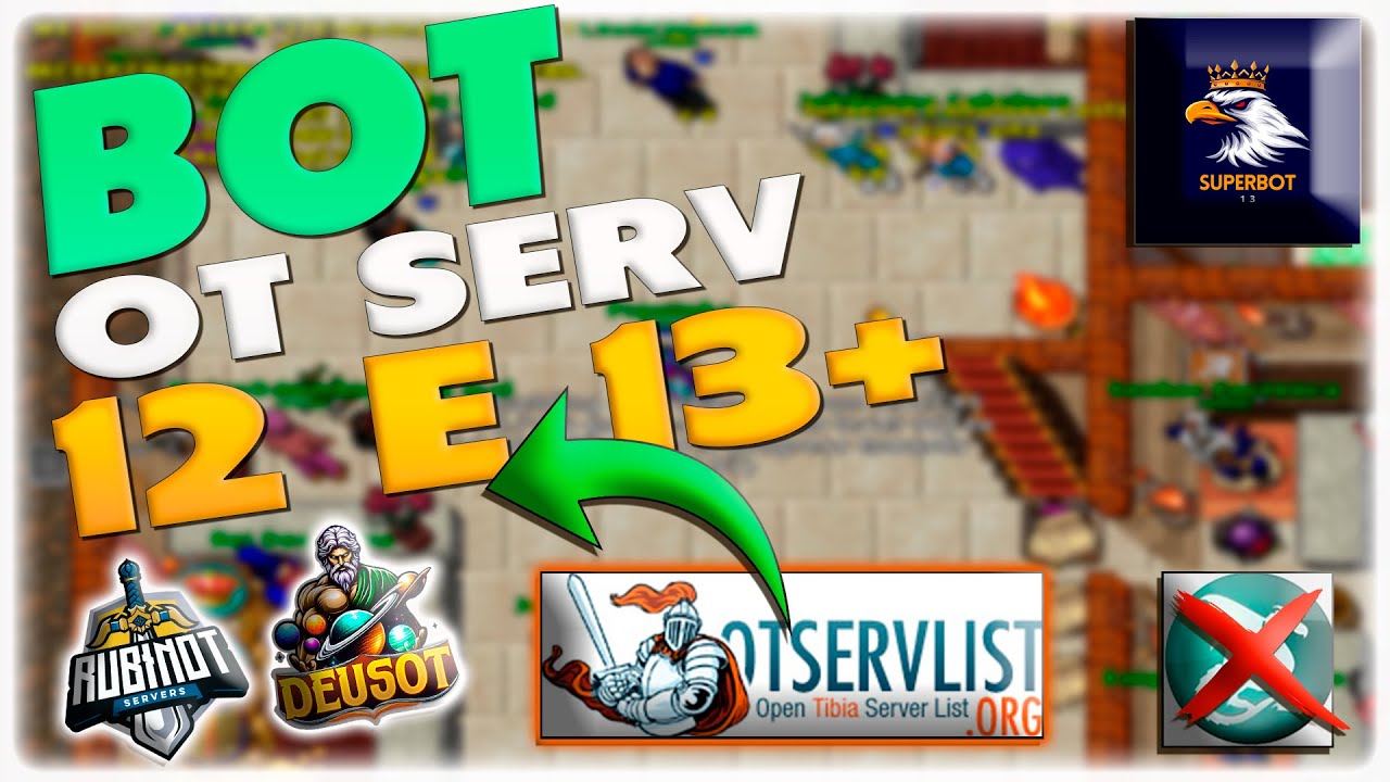 Bot OT Server TIBIA 12 e 13+ - YouTube