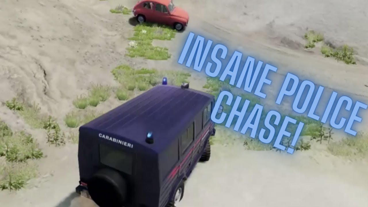 Insane BeamNG Drive Police Chase Compilation! - YouTube