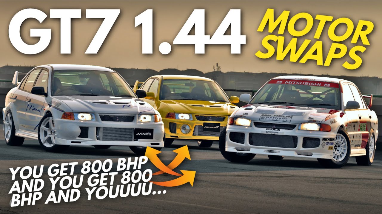 All 5 New Engine Swaps in GT7 1.44 | Part 8 | Gran Turismo 7 March ...