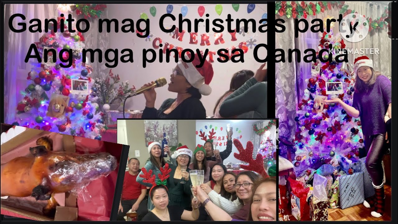 Ganito mag Christmas party ang pinoy sa Canada#Manay Brendy’s vlog ...