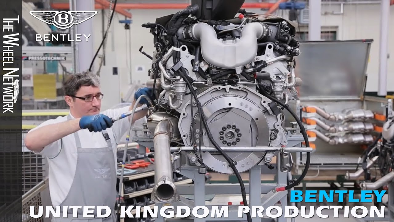 Inside the Bentley Engine Plant in Crewe – Engine Production in England ...