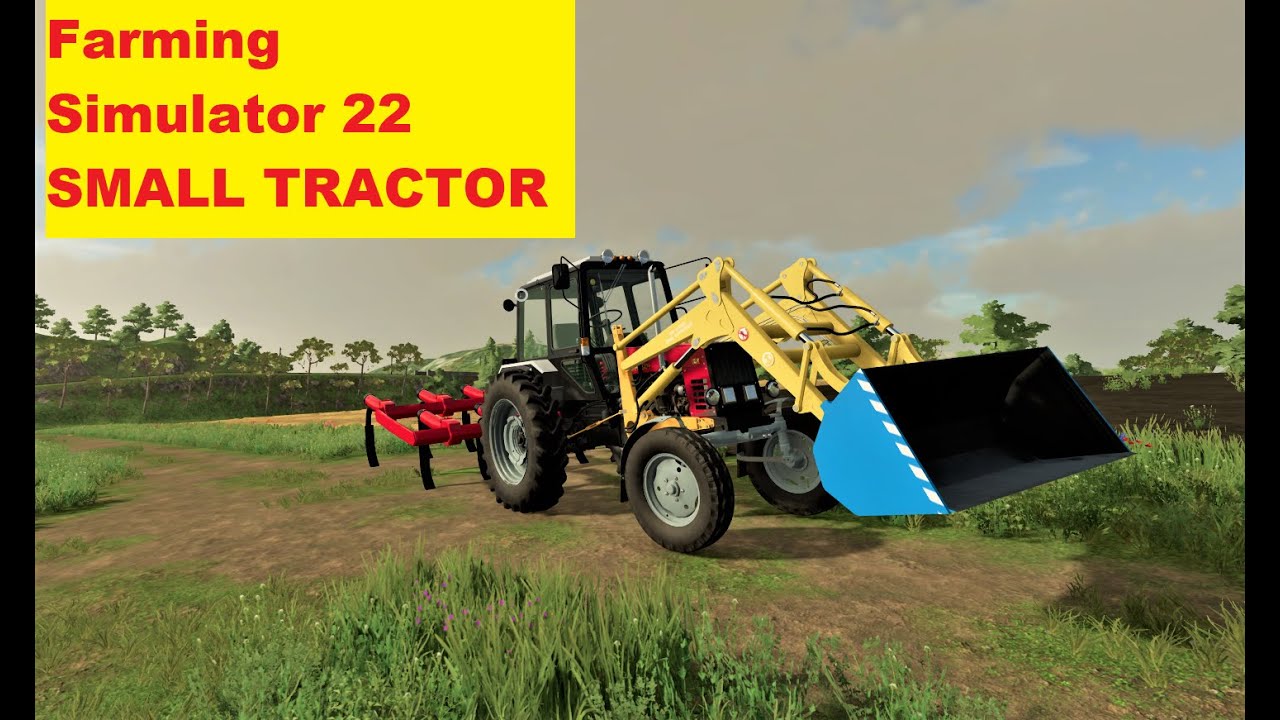 SMALL TRACTOR AT FARM Day12,Farming Simulator 22, MEAN.PC.G - YouTube