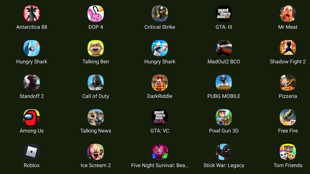 Geometry Dash - Fruit Ninja - Hungry Shark - Baldi's Basics - Pixel ...