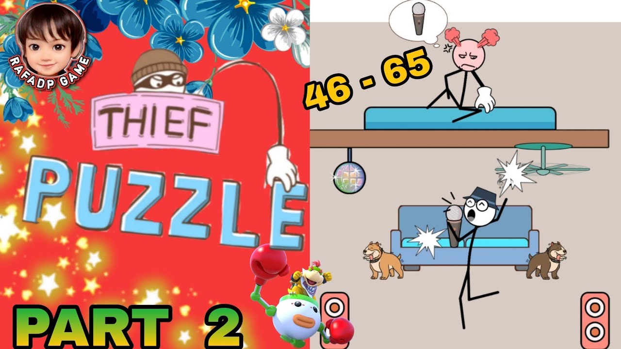 Game Thief Puzzle | To Pass Level 46 - 65 | Part 2 - YouTube