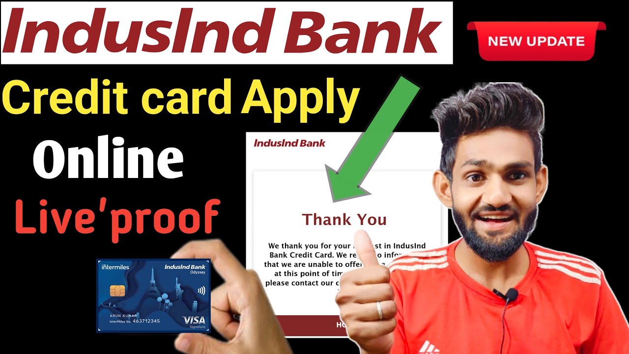 IndusInd Bank ka credit card Kaise apply Kare online || how to apply ...