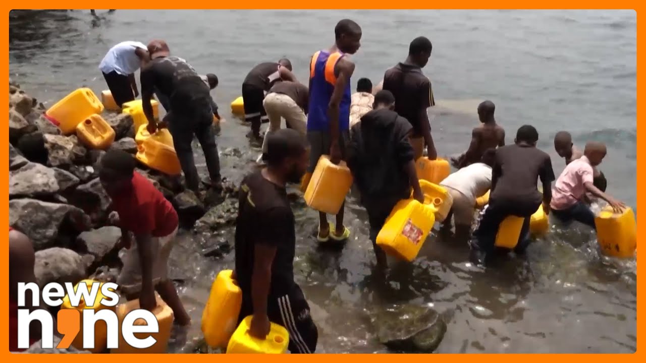 Goma Residents Turn to Lake Kivu for Water After Fighting Disrupts ...