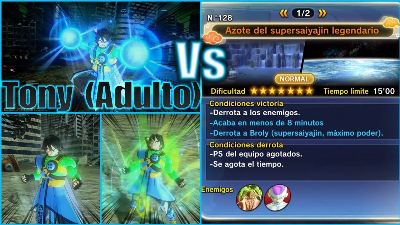 Dragon Ball Xenoverse 2 MS.°128 "Azote del supersaiyajin legendario ...