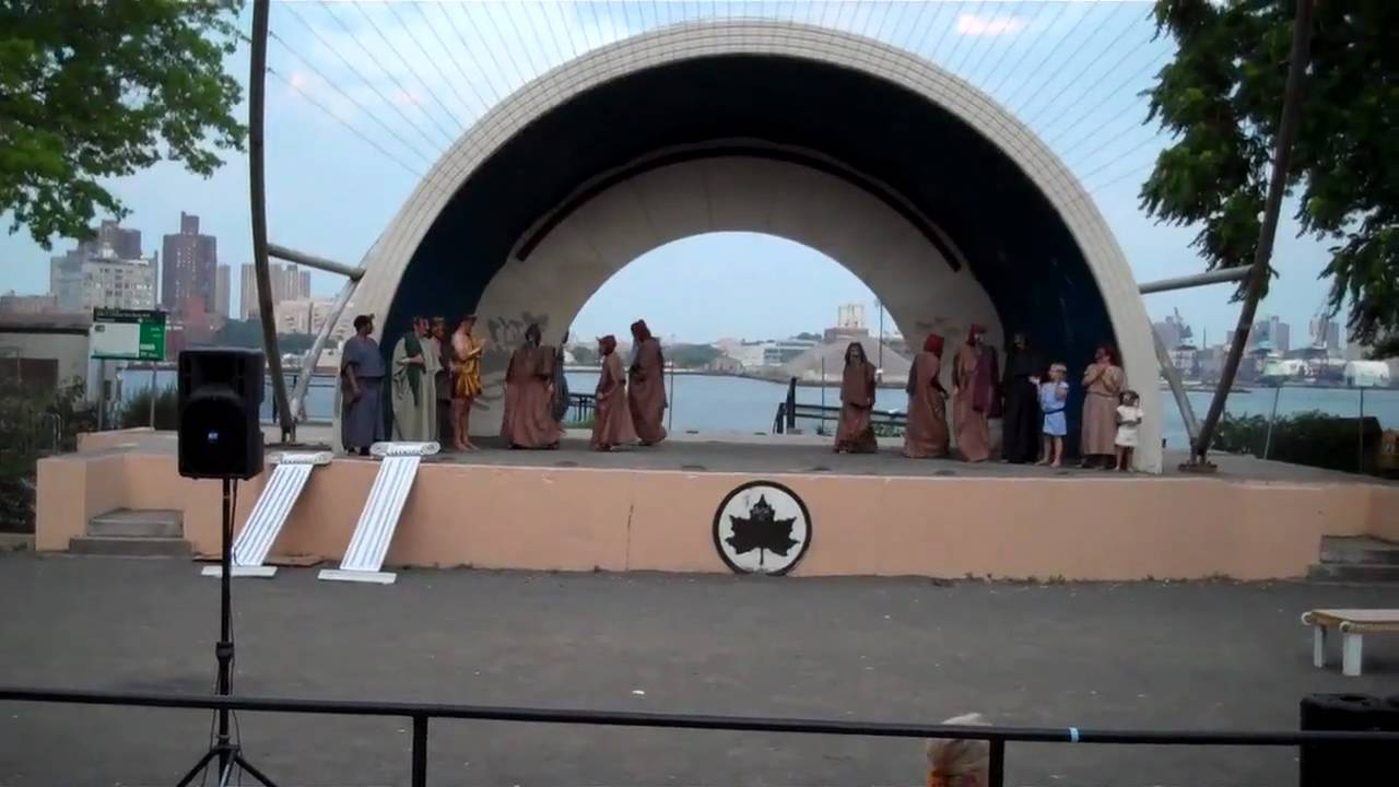 Chorus ends Greek tragedy Alcestis - YouTube
