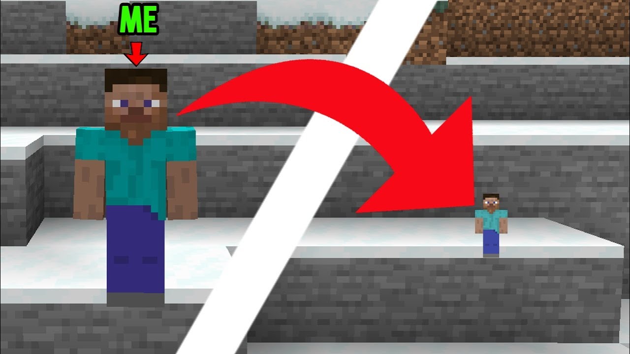Minecraft but I'm TINY!!! - YouTube