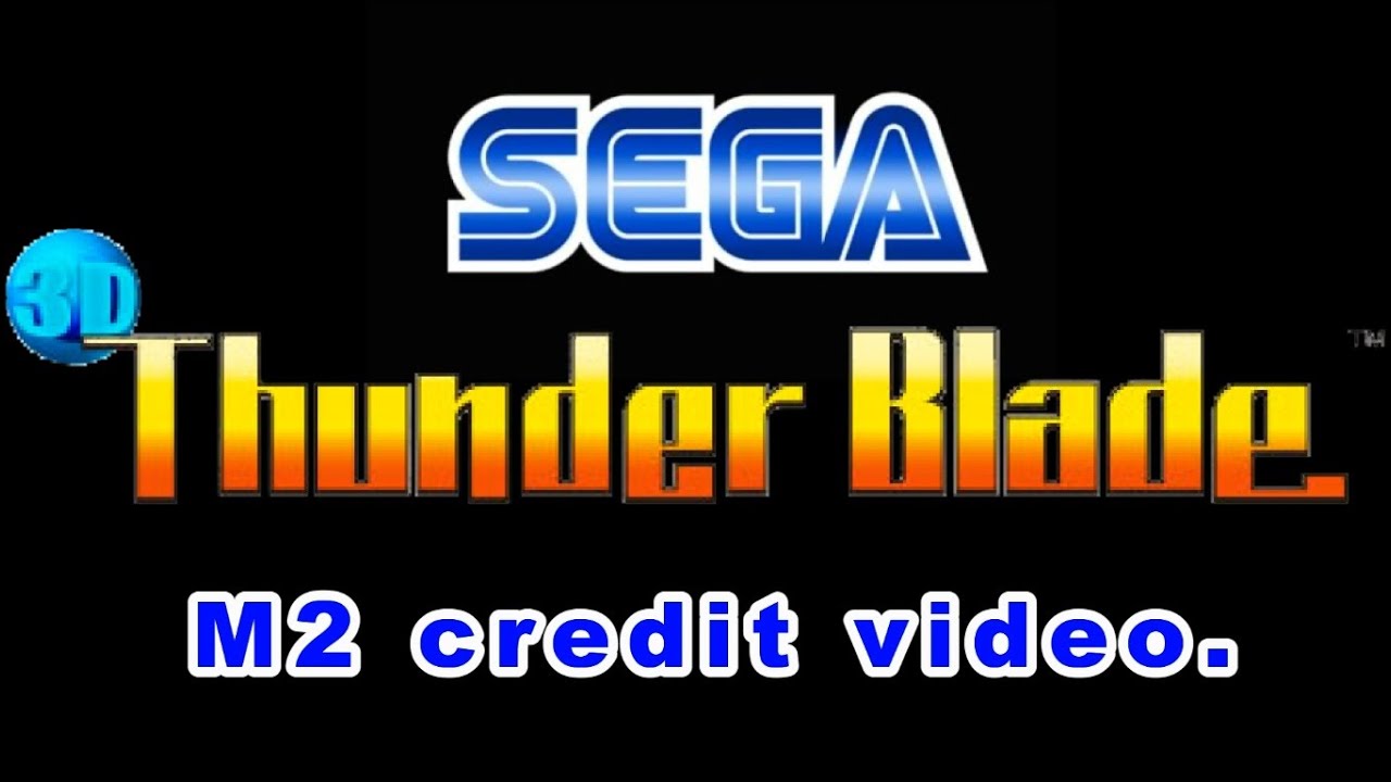 Thunder Blade 3D - Nintendo 3DS. Credit animation. - YouTube