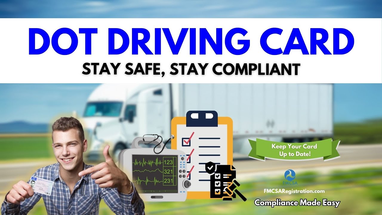 Why the DOT Driving Card Is Essential for Compliance - YouTube