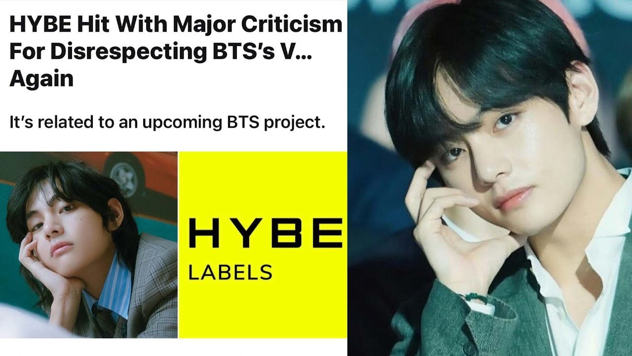 HYBE Hit With Major Criticism For Disrespecting BTS’s V… Again - YouTube