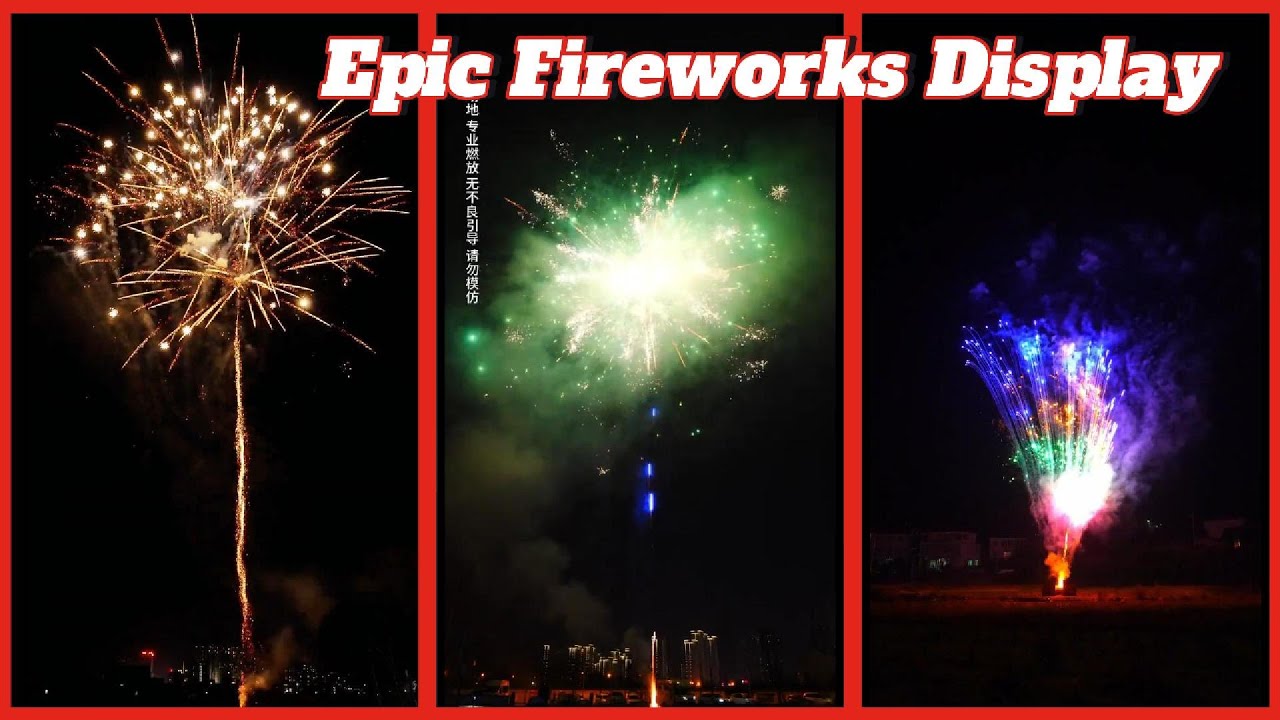 Epic Fireworks Display – The Sky Lights Up in Stunning Colors!" 🎇 - YouTube