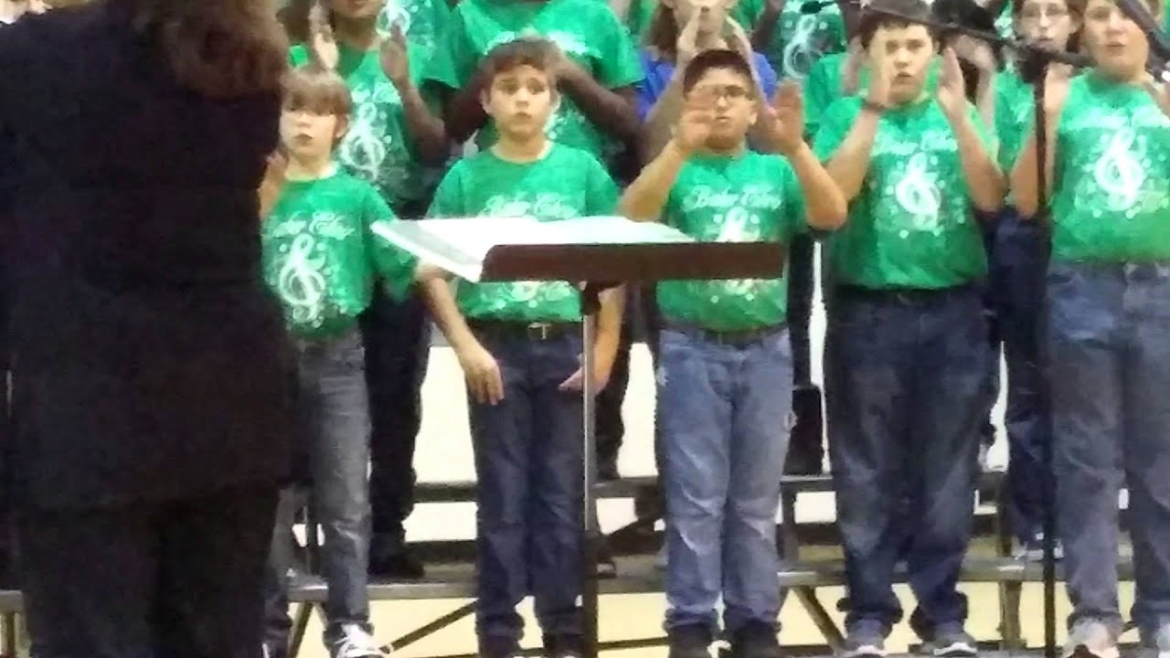 Silent Night-Baker 6th Grade Christmas Concert - YouTube
