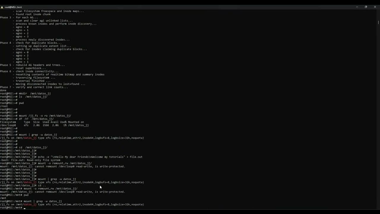 Generando Pseudo File System en Linux - YouTube