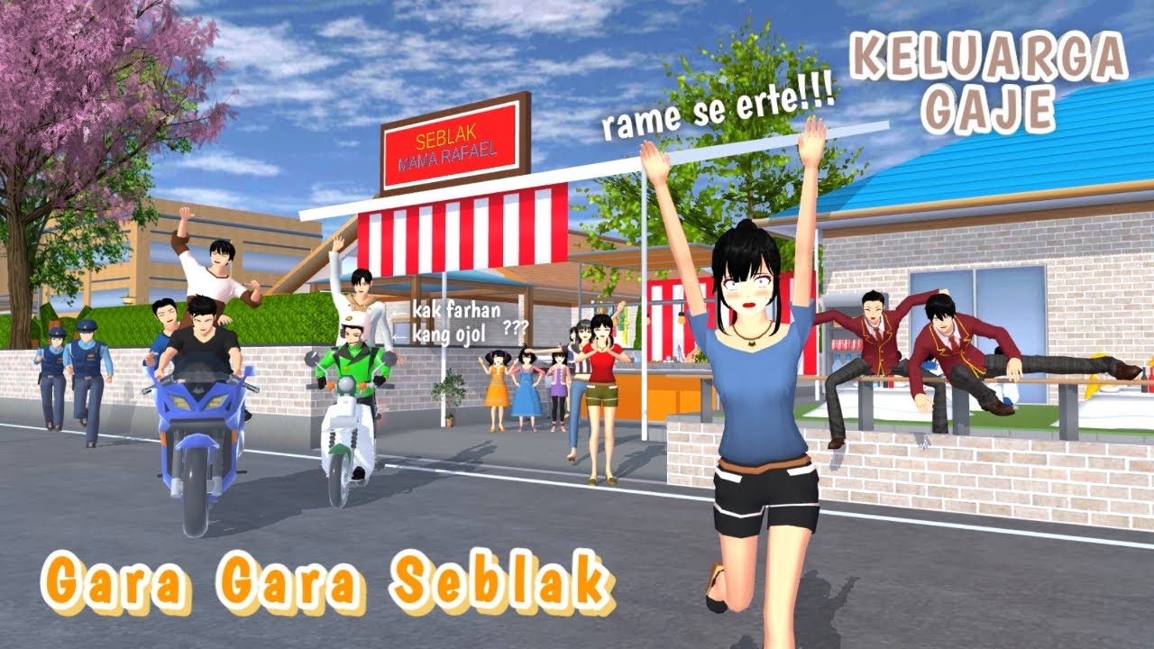 KELUARGA GAJE [GARA GARA SEBLAK] || DRAMA SAKURA SCHOOL SIMULATOR - YouTube