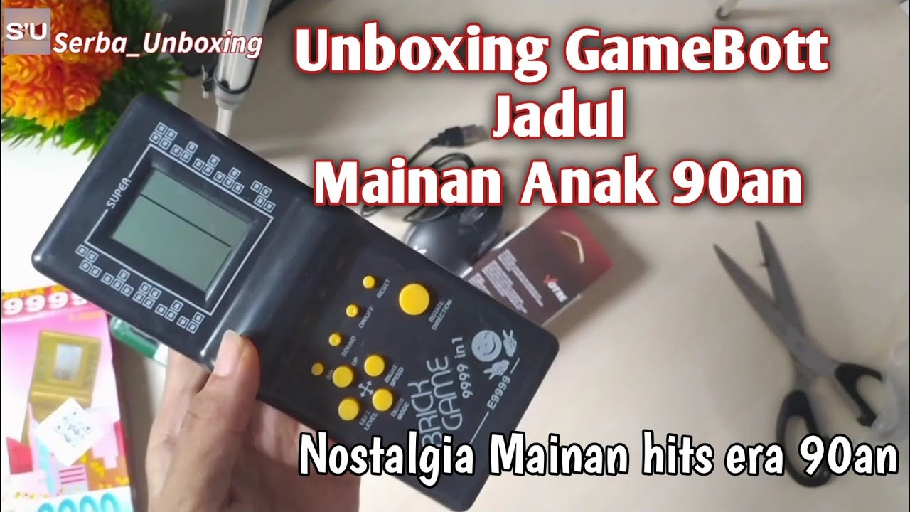 Unboxing GameBot Mainan Game Anak 90an || Unboxing Mainan Jadul - YouTube