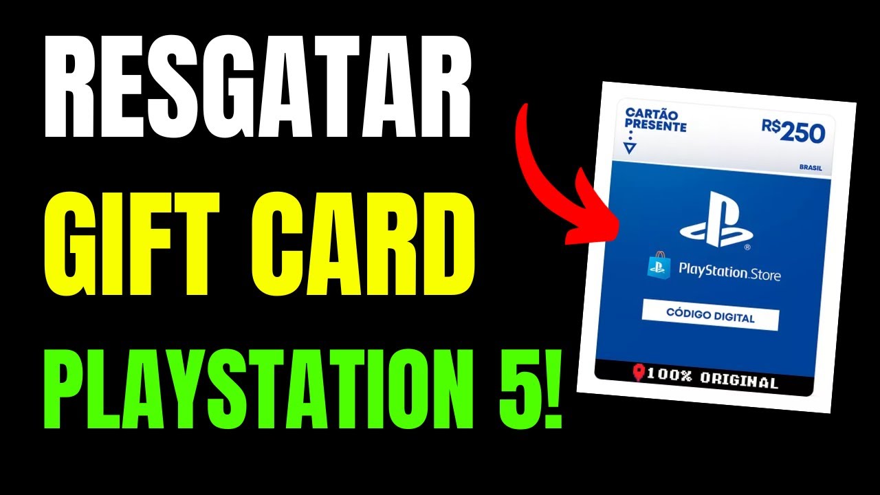 Como RESGATAR CARTÃO PRESENTE no PS5 [GIFT CARD NO PLAYSTATION 5] - YouTube