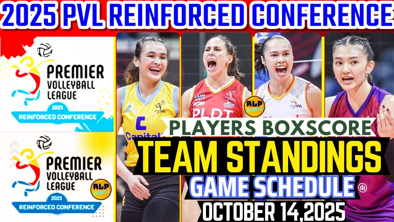 PVL LATEST TEAM STANDINGS AS OF OCTOBER 13,2025|PVL BOXSCORE|PVL GAME ...