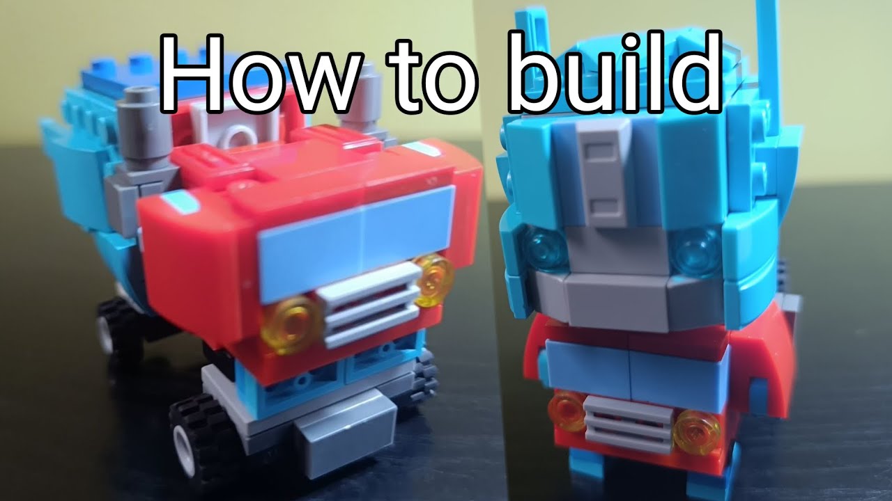 How to build brickhead Optimus prime - YouTube