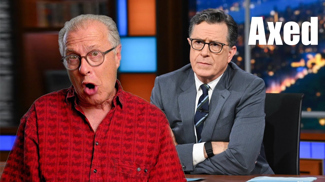 Stephen Colbert Late Show axed, nixed, terminated, kaput. - YouTube