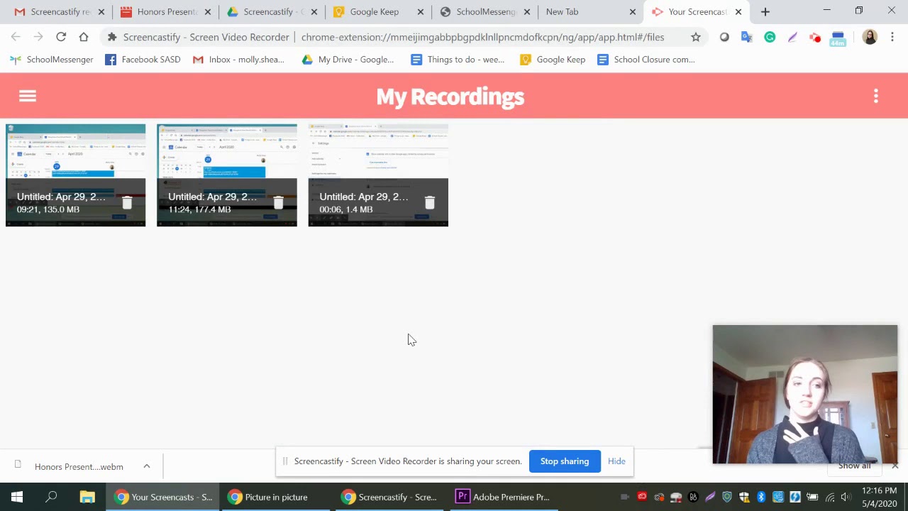 Converting your recorded Screencastify file type: from .webm to .mp4 - YouTube