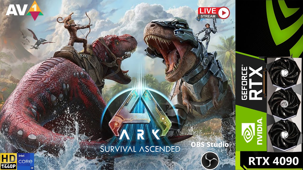Ark Survival Ascended 1440p Live Stream | RTX 4090 | i9 13900K - YouTube