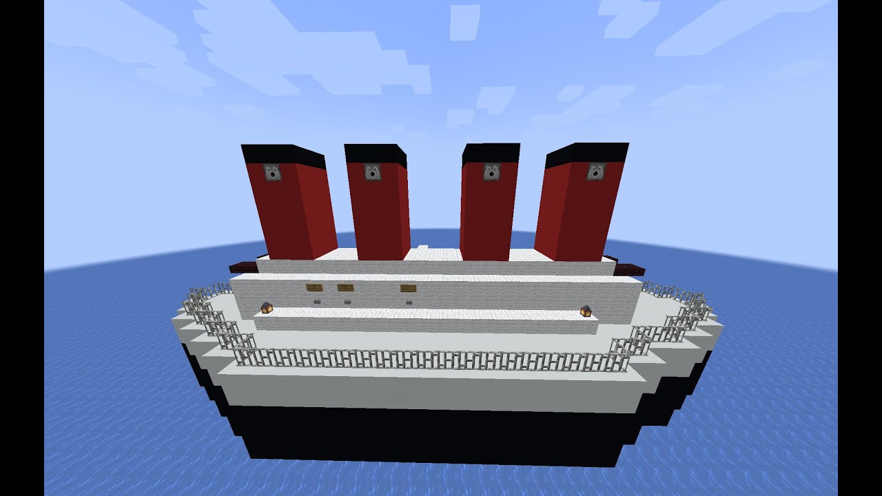 I Built the Lusitania in Minecraft (FULLY WORKING) - YouTube