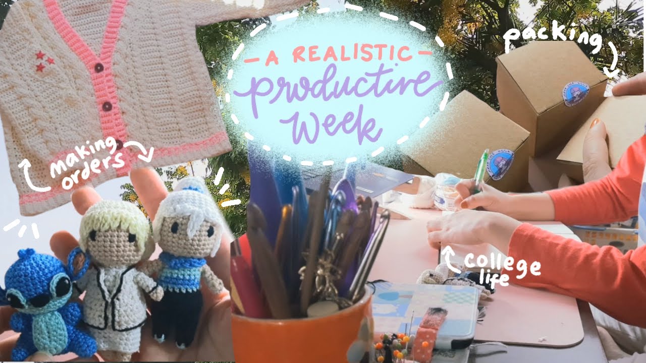 How I run a small crochet business as a college student // realistic 🧶 ...