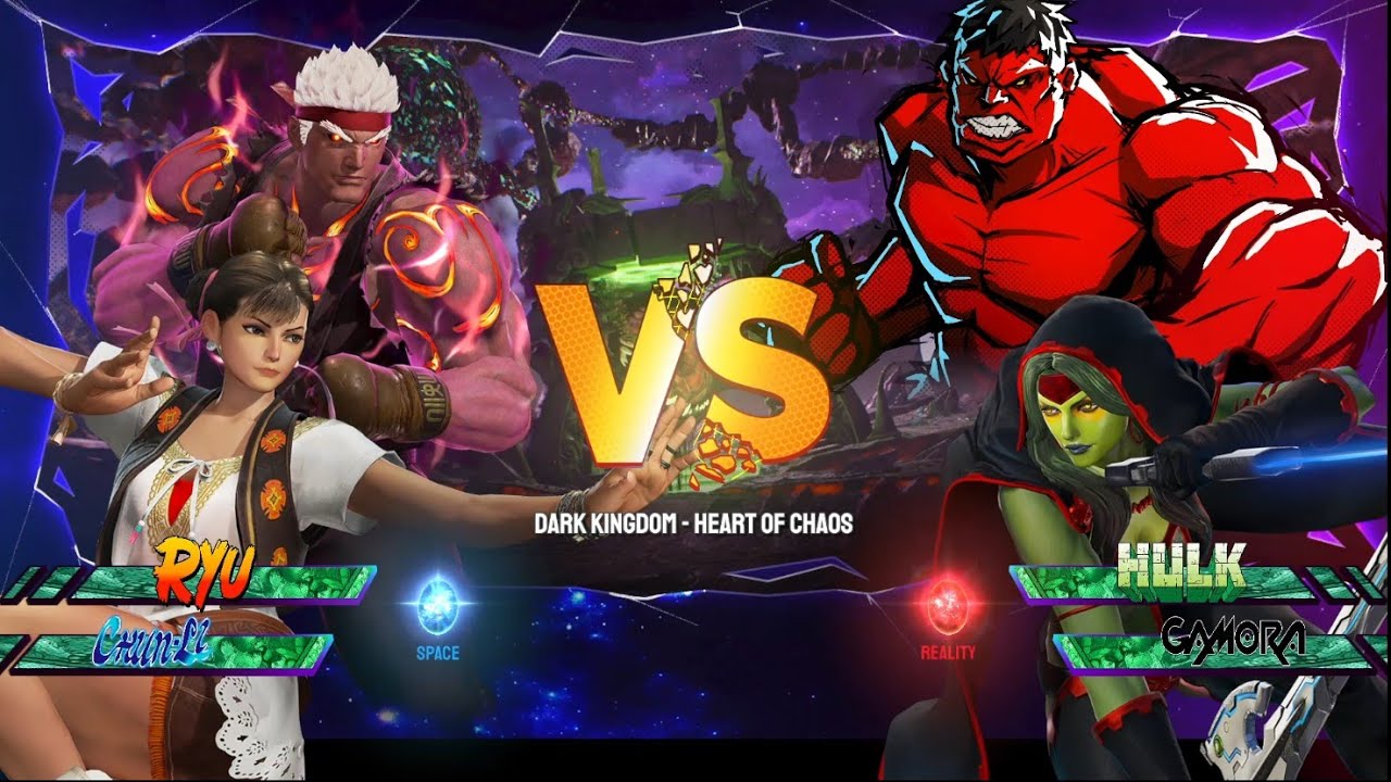 Evil Ryu & Chun-Li vs Red Hulk & Gamora | MVCI & Beyond - YouTube