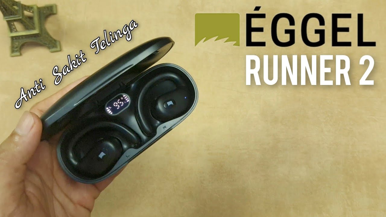 Nyaman Berjam-jam Seperti Tak Pakai Earphone ️Eggel Runner 2 Open Ear ...