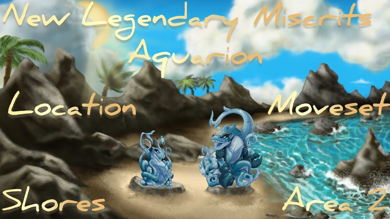 Miscrits New Legendary Crit Aquarion | Location | Moveset - YouTube