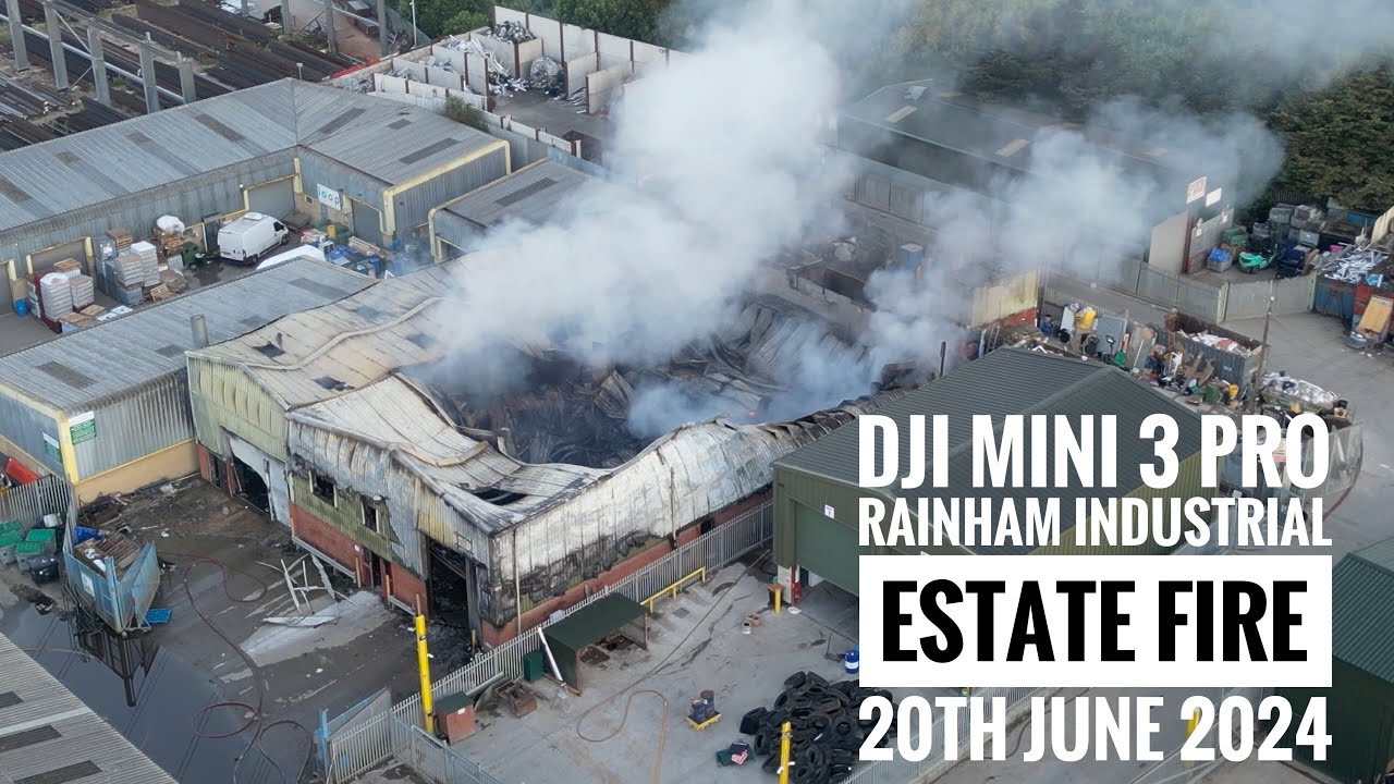 The Rainham Industrial Estate Fire - 20th June 2024 - YouTube