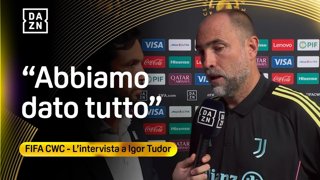 TUDOR: "C'è rammarico, partita super difficile! Vi spiego il cambio di ...