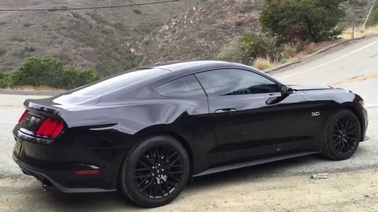 2015 Mustang GT Ford Racing Touring Axle Back & X Pipe - YouTube