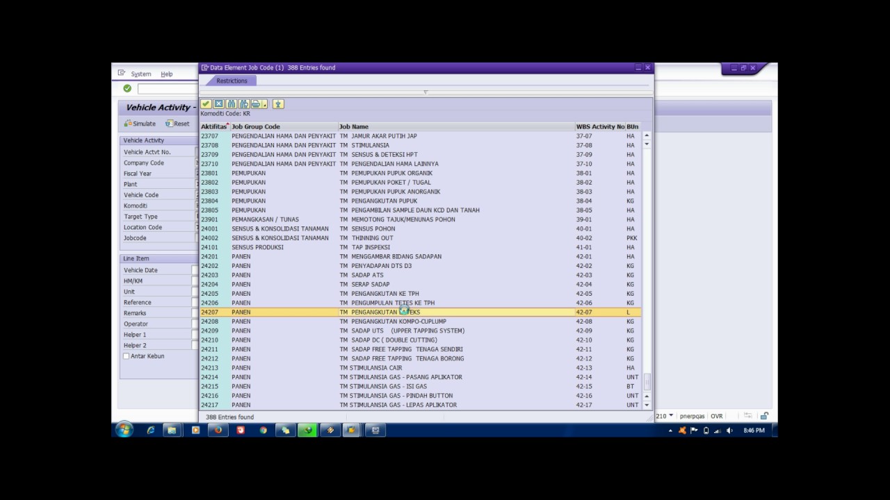 Video tutorial Logbook SAP Front End - YouTube