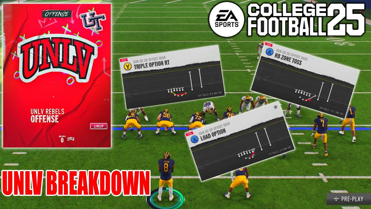 HOW TO BECOME A PRO RUNNING THE GO-GO OFFENSE IN UNLV!!! CFB 25 - YouTube