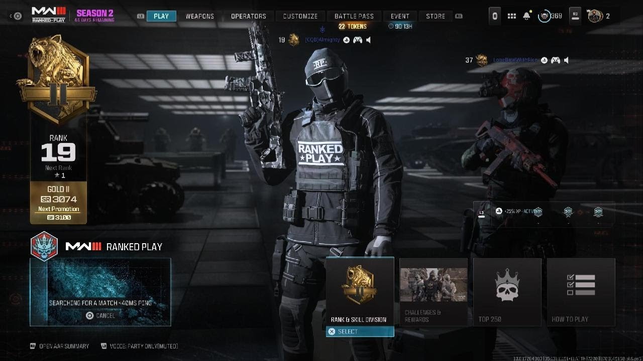 Ranked Play MW3: CDL Hardpoint Invasion Win - YouTube