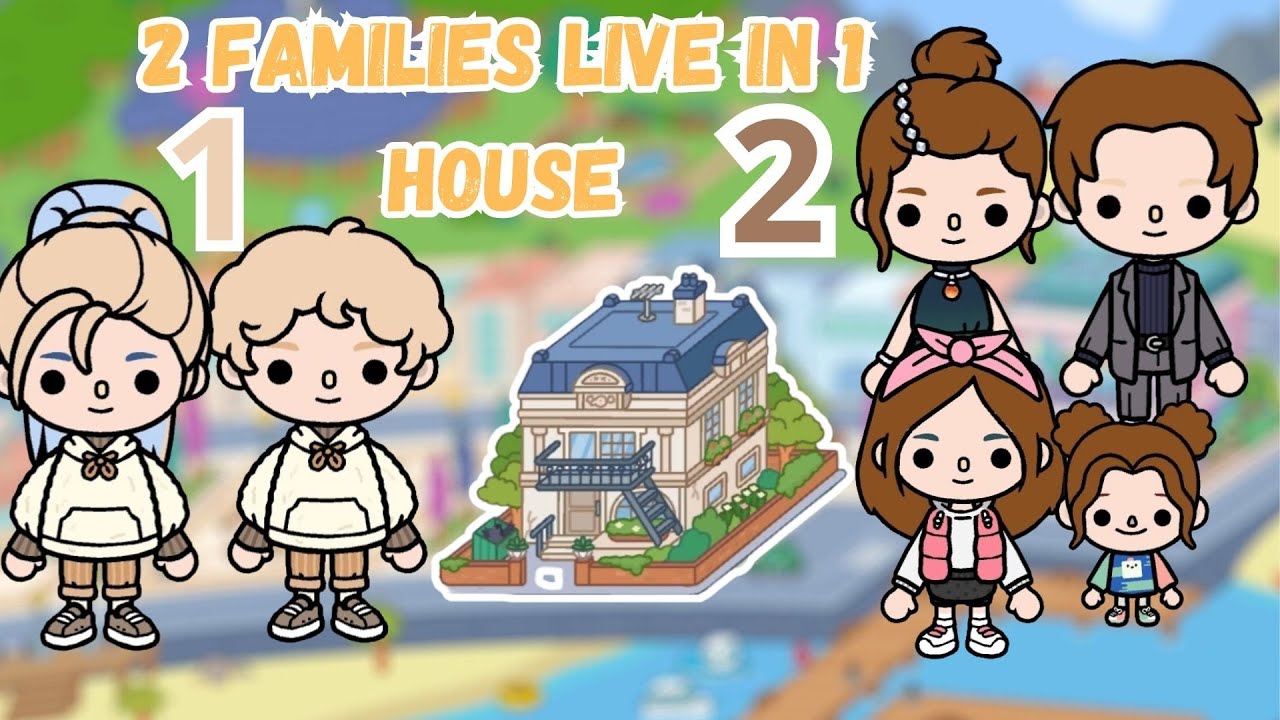 😍Modern large house ️, we are building 1 house for 2 families, Toca ...