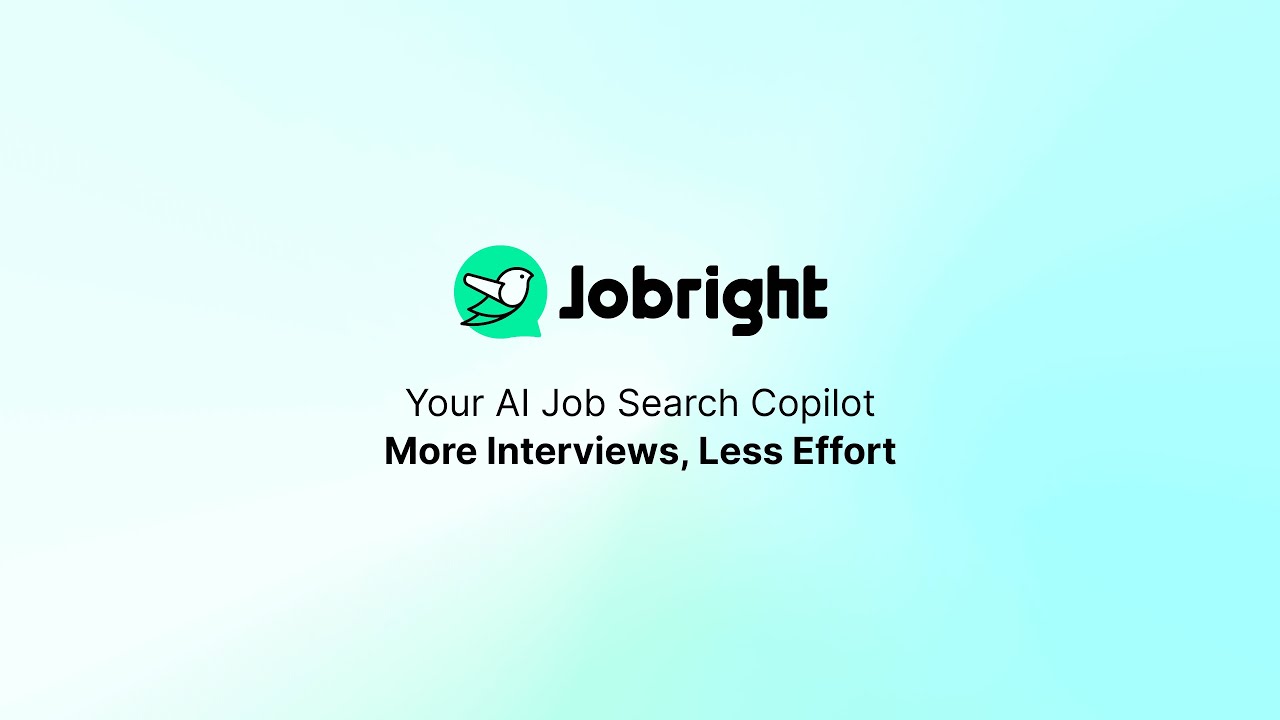 Jobright: Your AI Job Search Copilot - More Interviews, Less Effort - YouTube