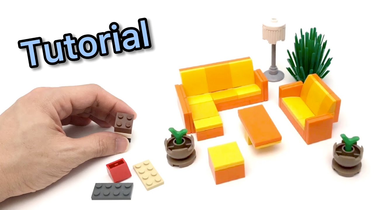 LEGO Ottoman Couch - YouTube