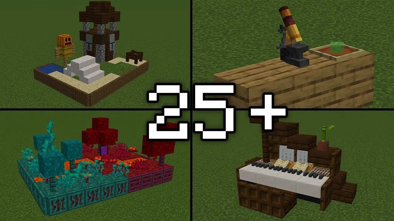 25 mini buildings in one video - YouTube