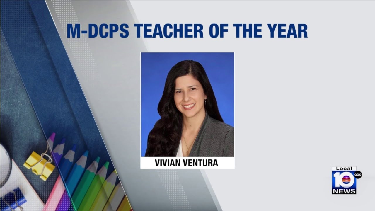 Miami-Dade County Public Schools name teacher of the year - YouTube