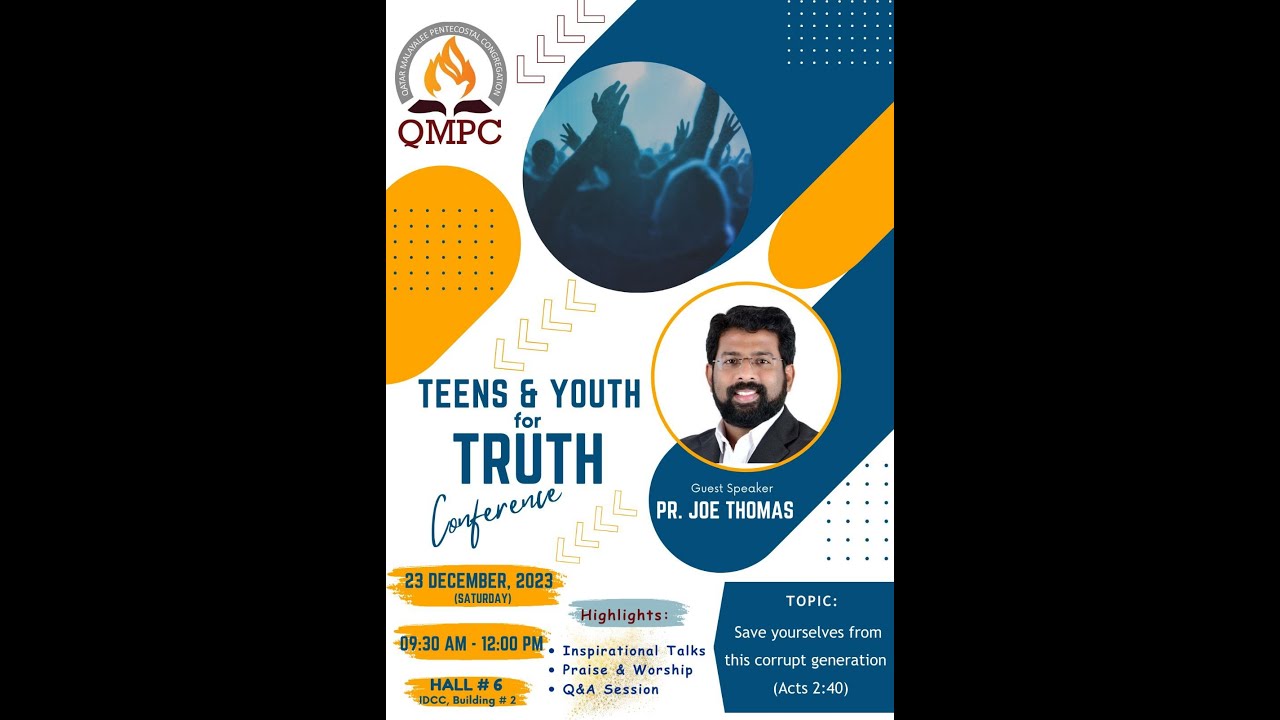 Teens & Youth for Truth Pr. Joe Thomas - YouTube